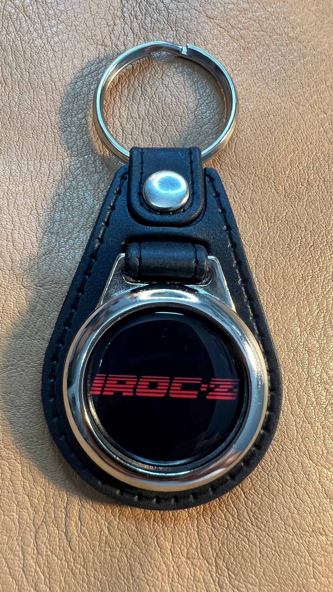 IROC Z Red Camaro Keychain Fob Premium Leather - Etsy