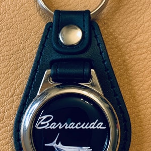 PLYMOUTH BARRACUDA KEYCHAIN Black - Etsy