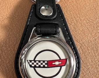 Corvette C4 Keychain | Etsy