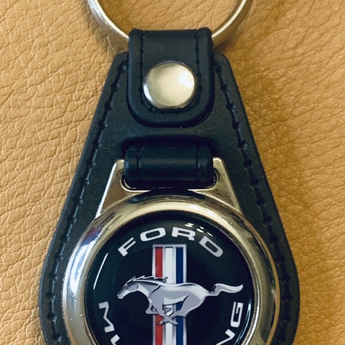 Ford Mustang Logo Keychain - Etsy