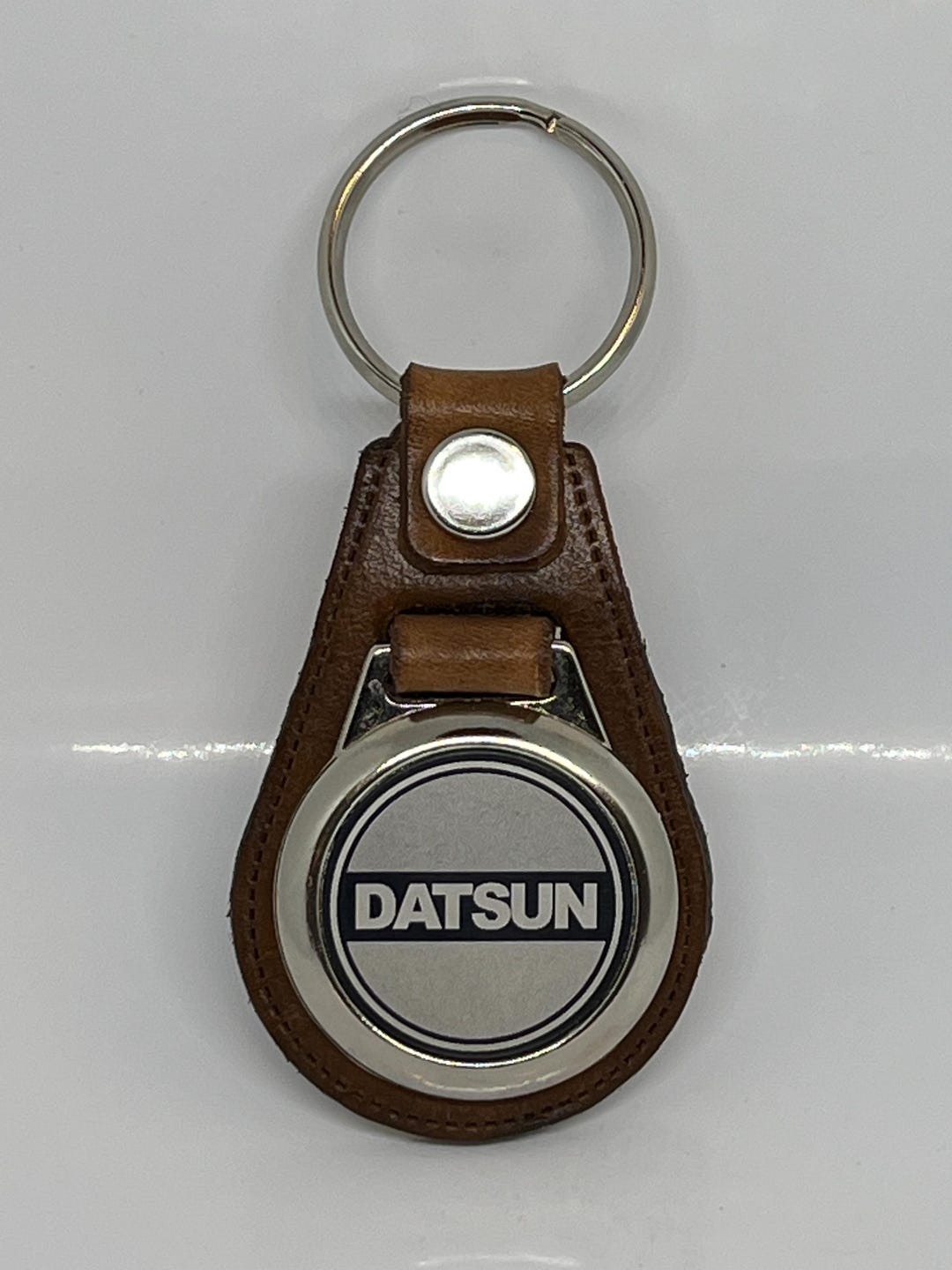Engraved Datsun in Black Leather Keychain Durable - Etsy