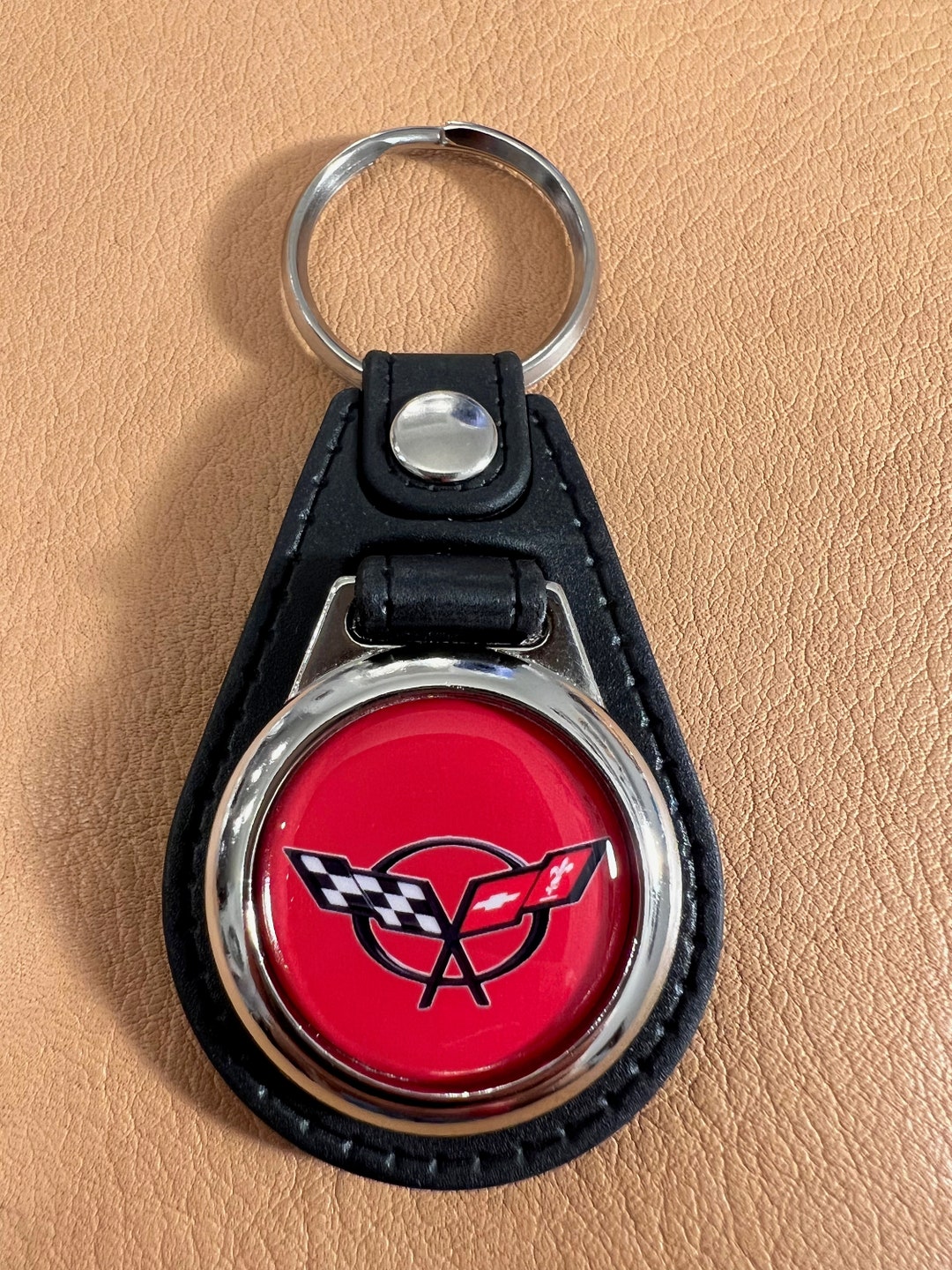 C5 CORVETTE KEYCHAIN Black Back - Etsy