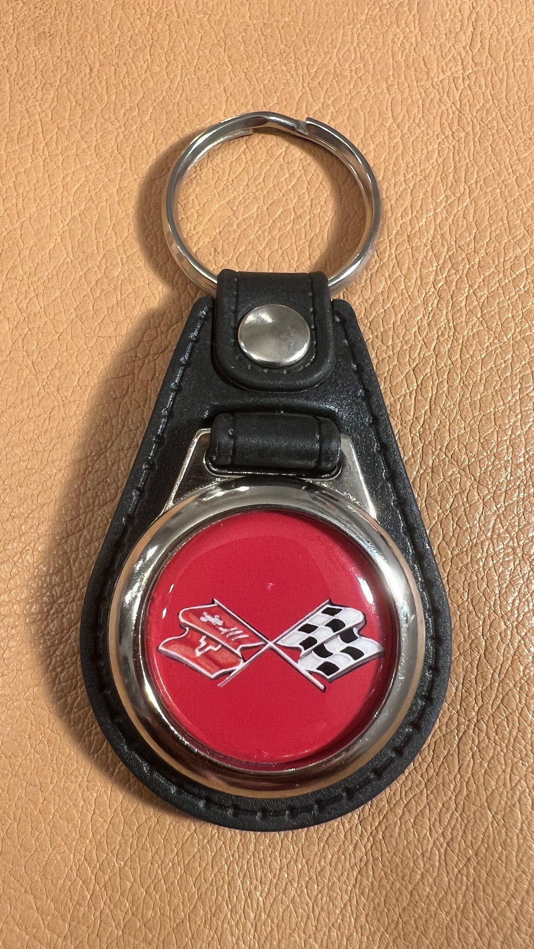 C3 KEYCHAIN RED CORVETTE - Etsy