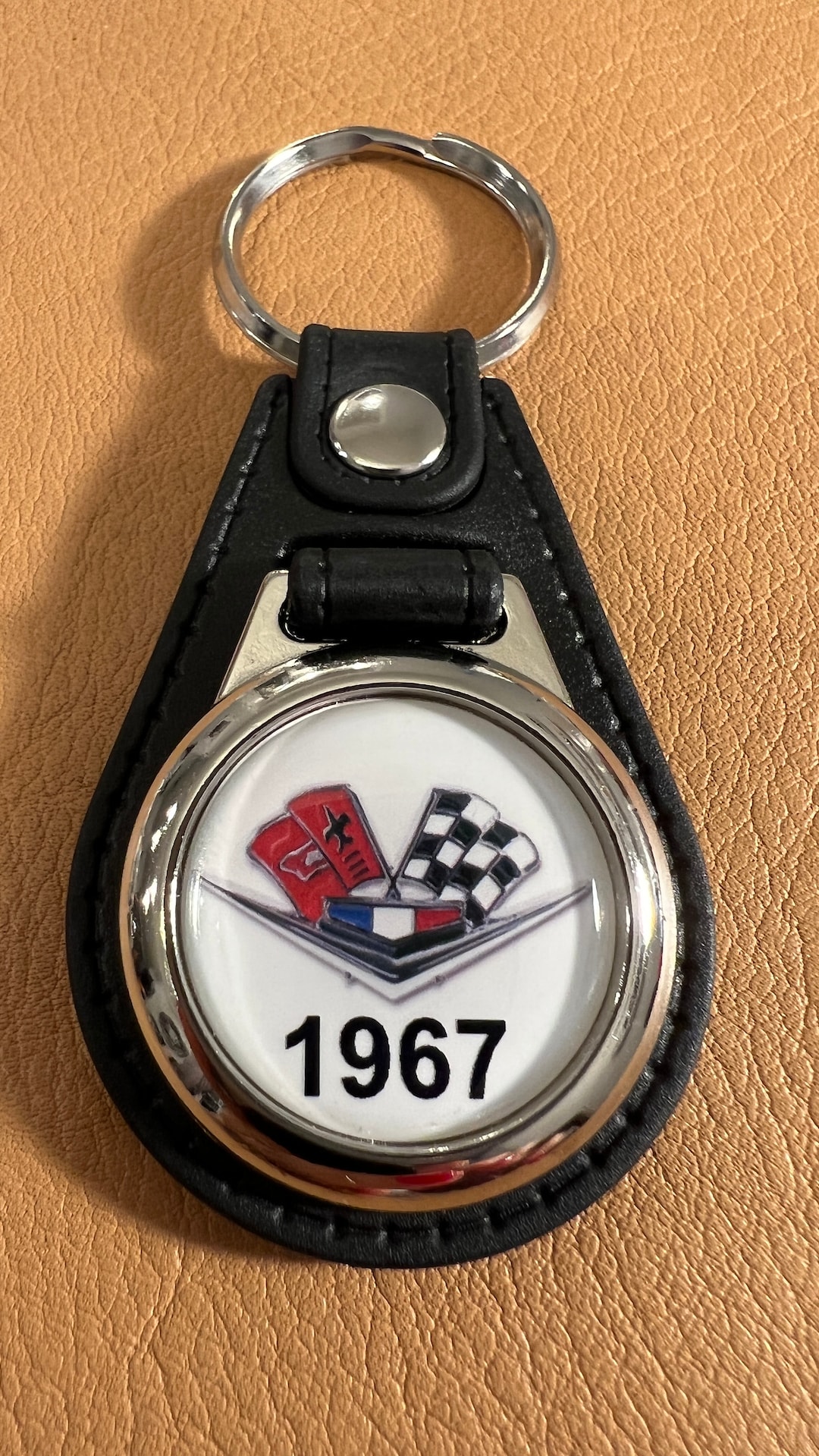 1967 CHEVY KEYCHAIN Red White and Blue - Etsy