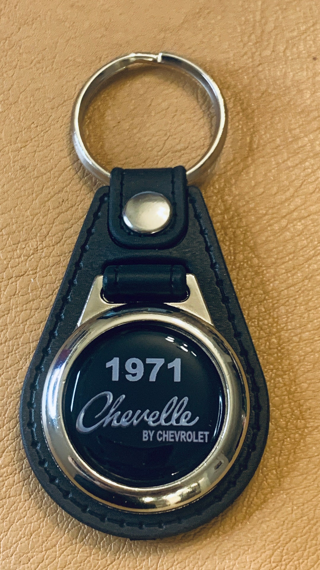 1971 CHEVELLE BLACK KEYCHAIN Fob - Etsy