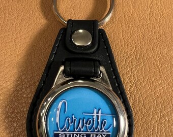 Corvette Stingray Keychain - Etsy