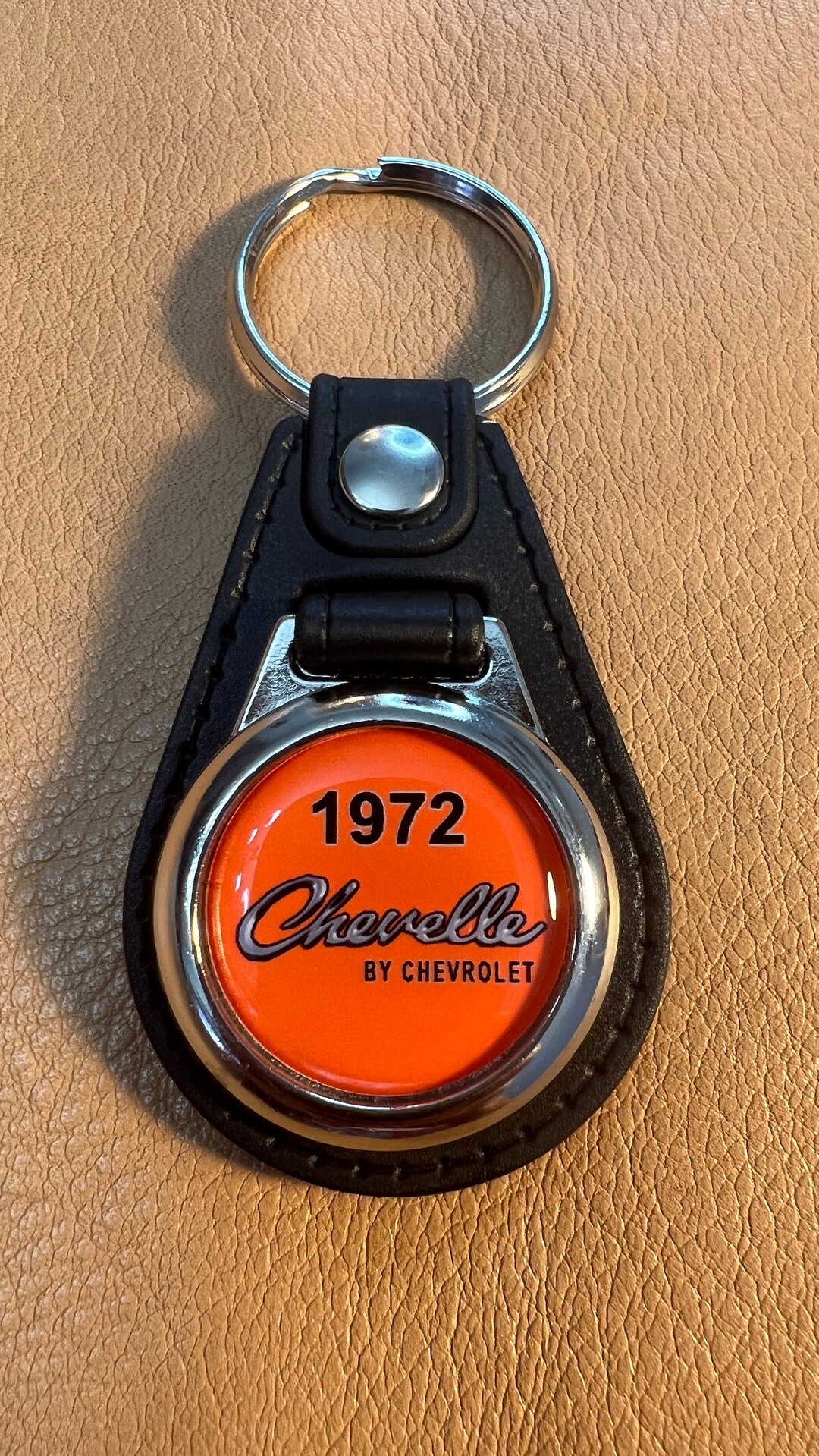 CHEVELLE 1972 BLACK KEYCHAIN Fob Orange - Etsy