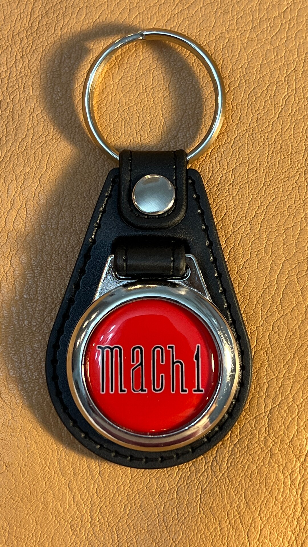 MACH 1 KEYCHAIN Red Black Back - Etsy