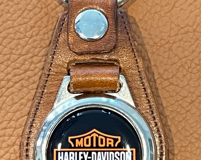 Leather Retro Hand Crafted Old School Keychain Custom for Your ...