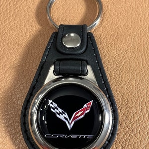 CORVETTE C7 KEYCHAIN BLK - Etsy