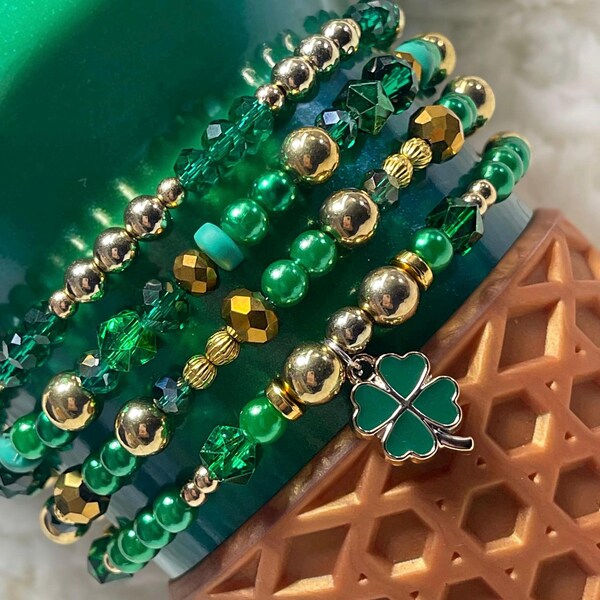 St Patricks Bracelet - Etsy