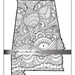 Adult coloring page Alabama state map printable coloring | Etsy