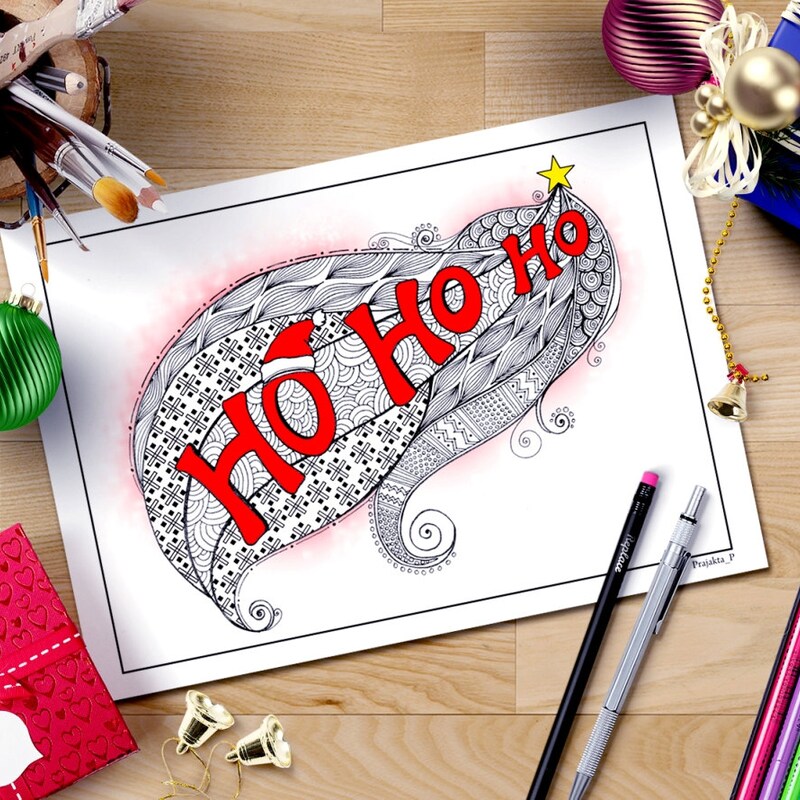 Zentangle Christmas - Etsy