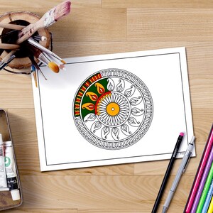 Mandala Coloring Pages, Mindfulness Coloring, Art Therapy Coloring Book ...