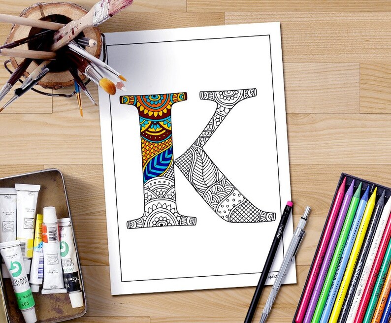 20+ Printable Letter K Coloring Pages For Adults