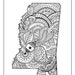 Mississippi State Map Adult Coloring Page, Zentangle USA States Map ...