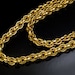 Antique Long and Heavy Gold Chain Necklace - Etsy