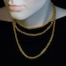 Antique Long and Heavy Gold Chain Necklace - Etsy