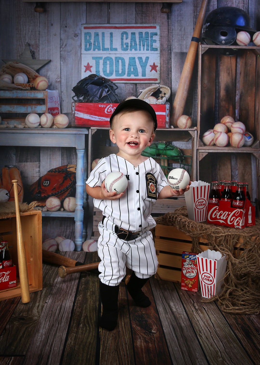 Pinstripe Uniform Baseball Birthday Present for Sports Fan Personalized ...