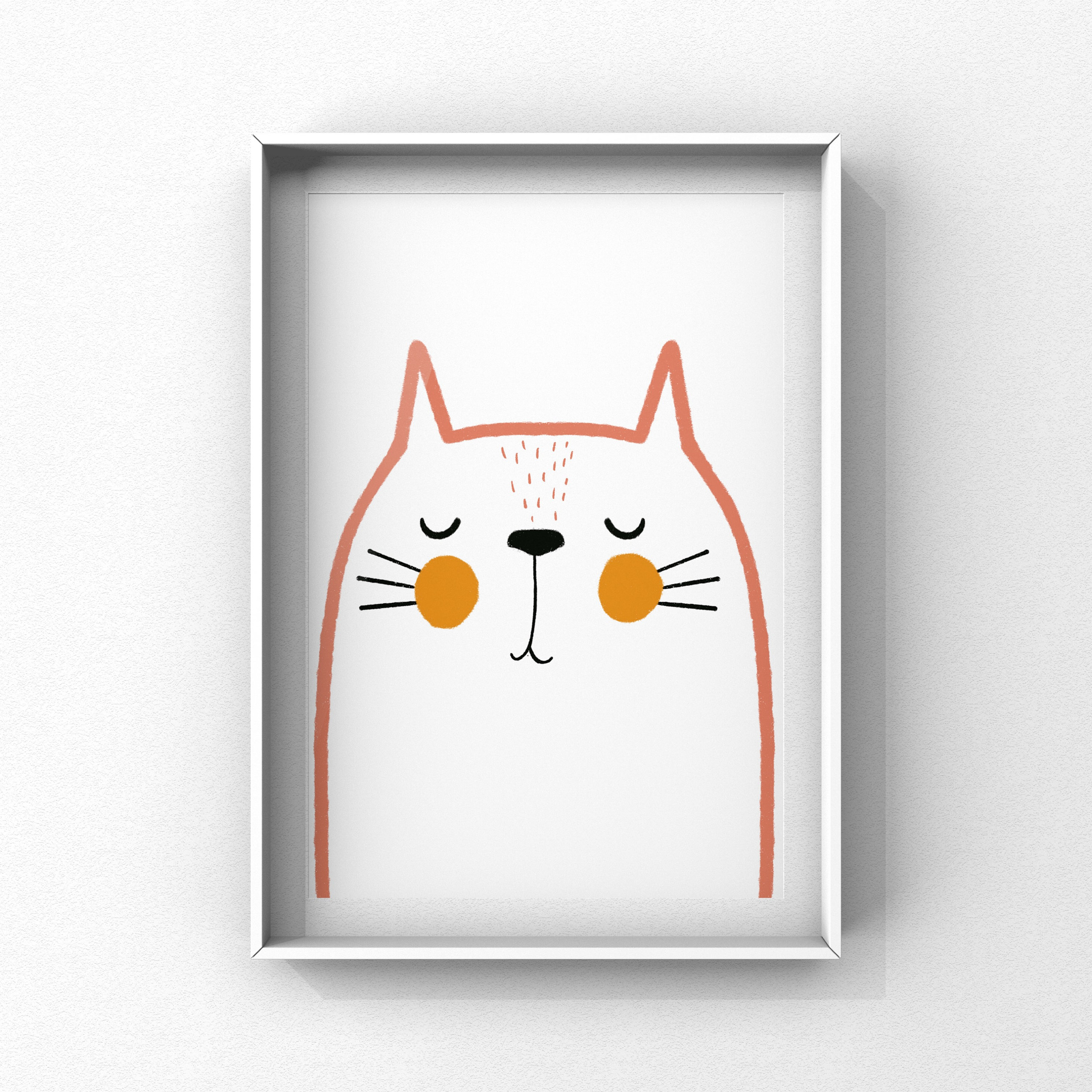 Moose and Fox Woodland Wall Art Set for Gender Neutral Nursery | Etsy