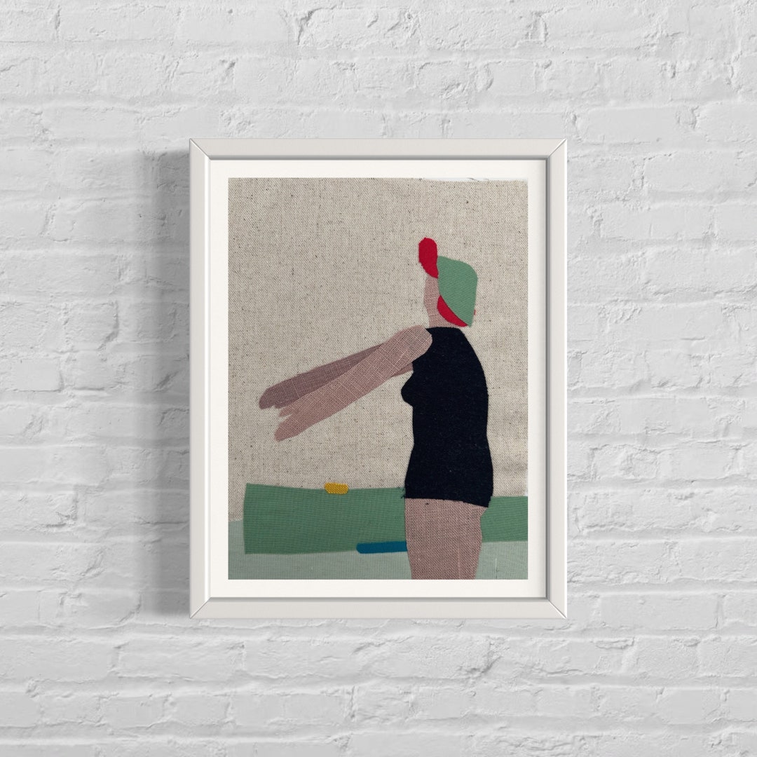 One of a Kind Gift Quirky Art Print Original Wall Hanging Entry Wall ...