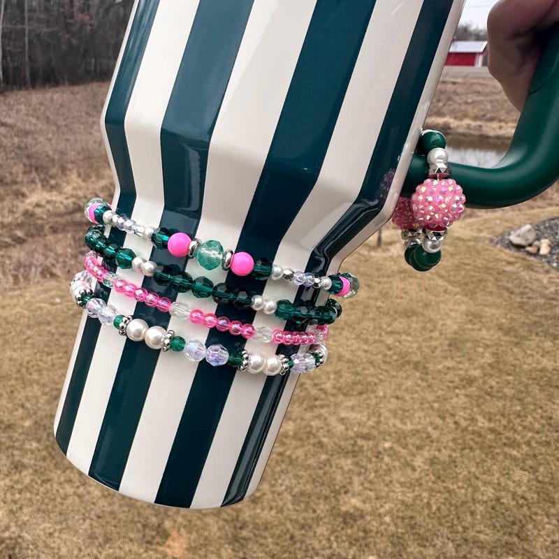 Green Stripe Stanley Cup - Etsy