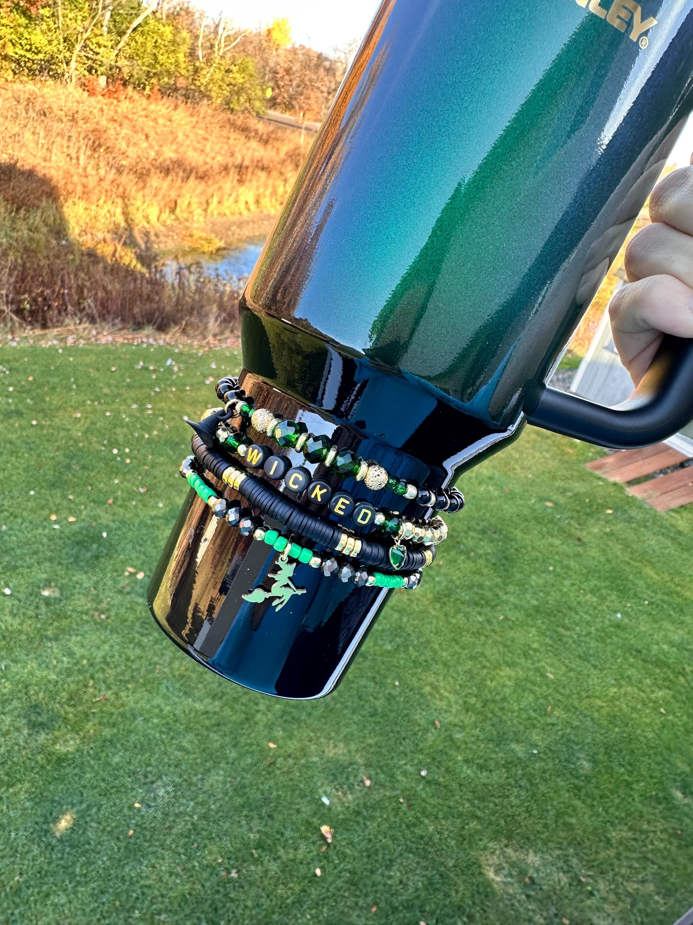 Elphaba Wicked Inspired Stanley Bracelet Accessories - Green and Gold ...