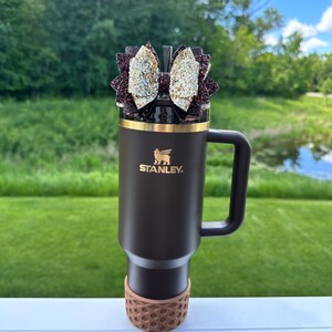 Stanley Bow Topper Chocolate / Gold - Etsy