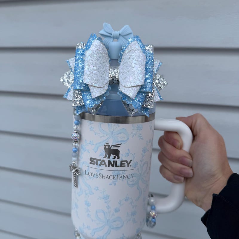 Winter Ice Stanley Bow - Etsy