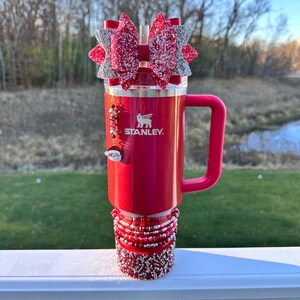 Red Delicious Elf Stanley Straw Bow - Etsy