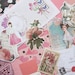 Pink Themed: Junk Journal Kit Mystery Bag 30 Pieces |stickers, Book ...
