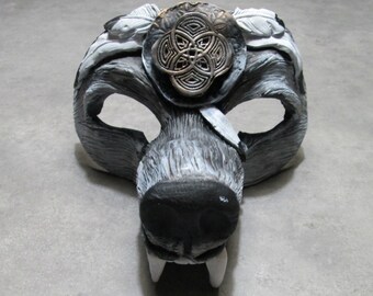 Anthro Wolf Mask - Etsy