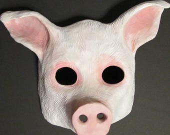 Pig Masquerade Mask - Etsy