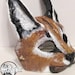 Cat, Caracal, Cat Mask, Neko, Animal Costume Mask, Caracal Mask, Big ...