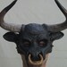 Minotaur Bull mask Mythological beast Taurus Black Bull | Etsy