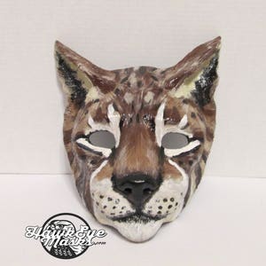 Wildcat Mask, Lynx, Neko, Custom Made, Animal Mask, Masquerade Mask ...