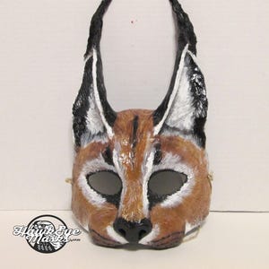 Cat, Caracal, Cat Mask, Neko, Animal Costume Mask, Caracal Mask, Big ...