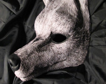 Realistic wolf mask | Etsy