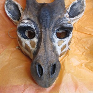 Giraffe Mask, Wildlife, Adult Mask, Giraffe Costume Mask, Masquerade ...