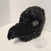 Raven realistic Black Raven mask nevermore poe black | Etsy