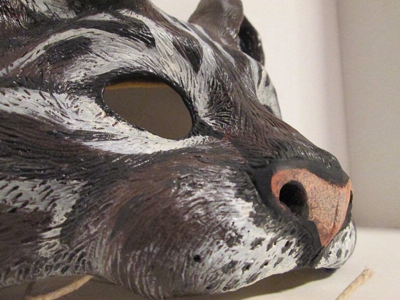 Cat Mask Costume Mask Masquerade Mask Neko Brown Tabby - Etsy