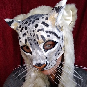 Snow Leopard, Mask, Animal Costume Mask, Neko, Animal Spirit ...