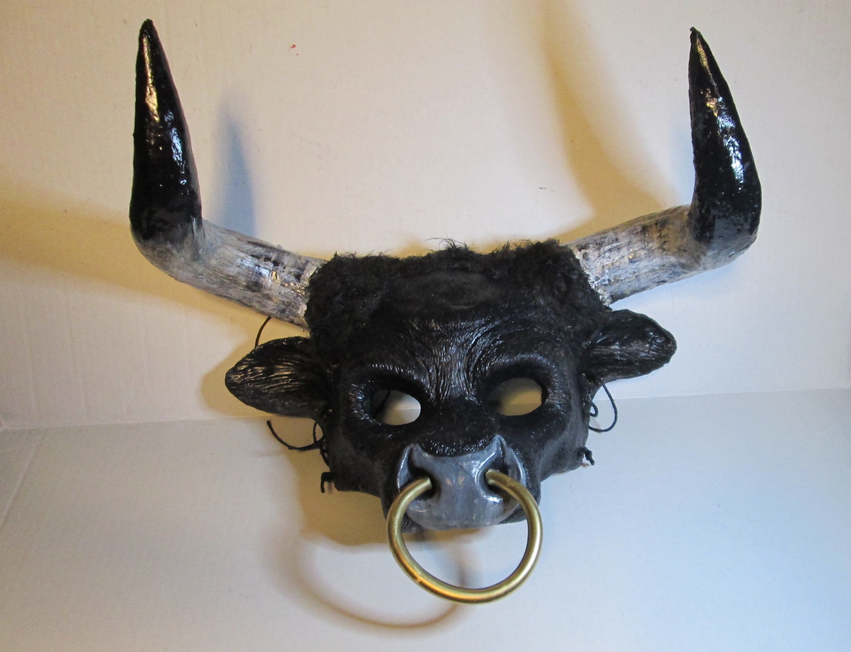 Minotaur Bull Mask Mythological Beast Taurus Black Bull - Etsy Israel