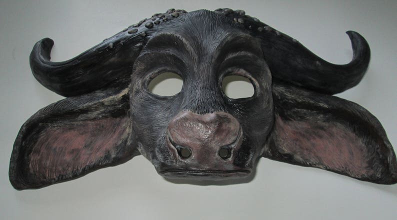 Handmade Water Buffalo Mask: Resin Ox Costume, Masquerade Cosplay - Etsy