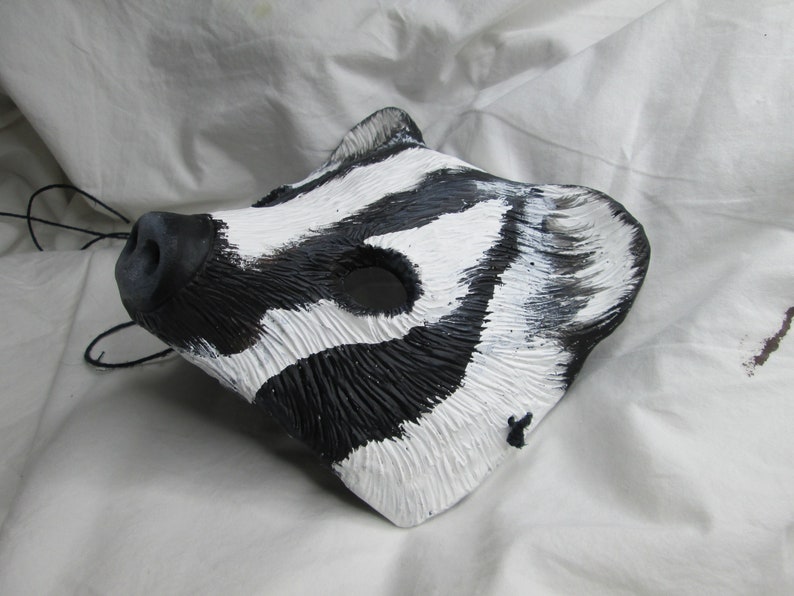 Badger Costume Mask Badger Mask Wild Animal Costume Mask - Etsy