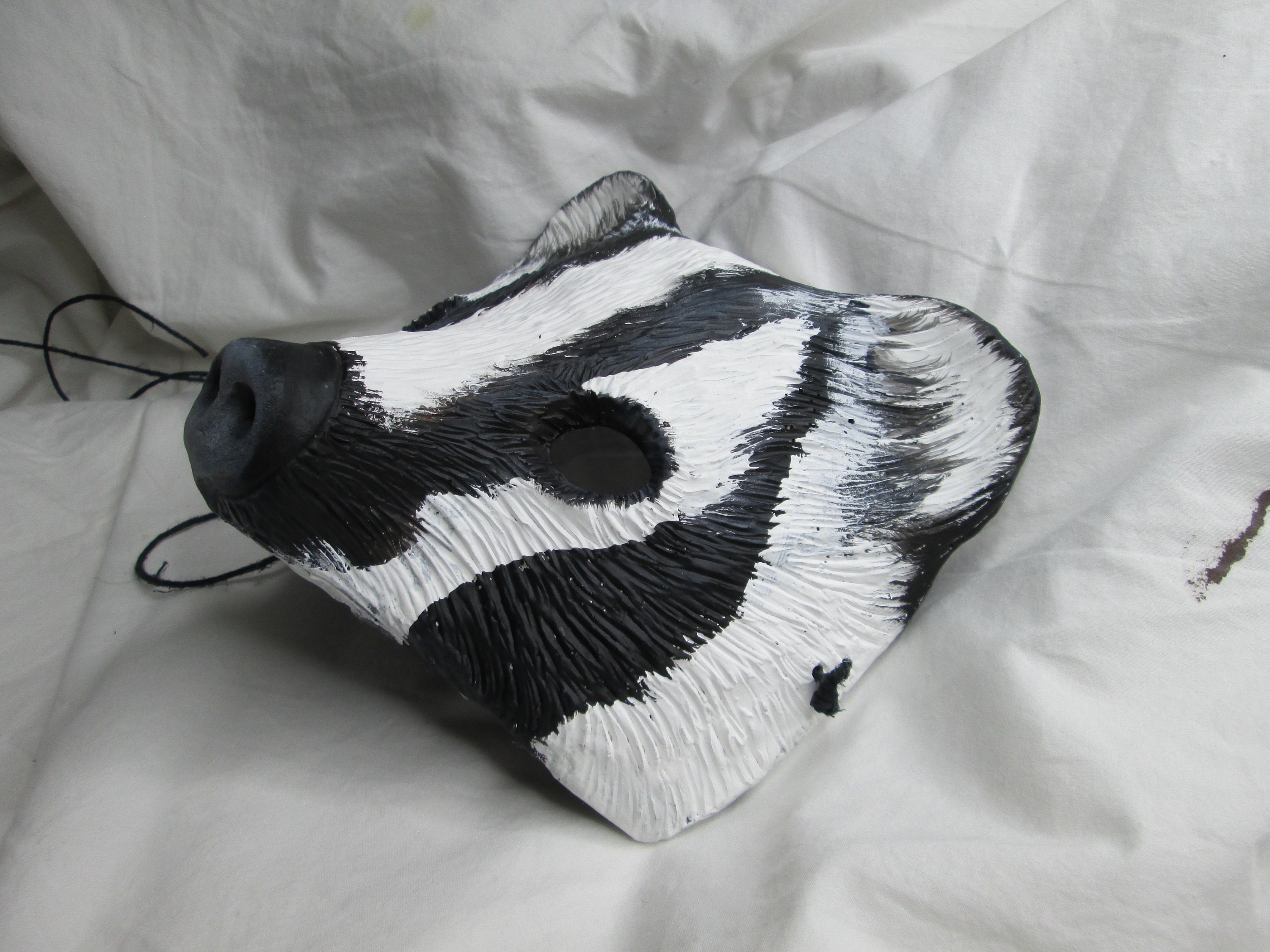 Badger Costume Mask Badger Mask Wild Animal Costume Mask - Etsy