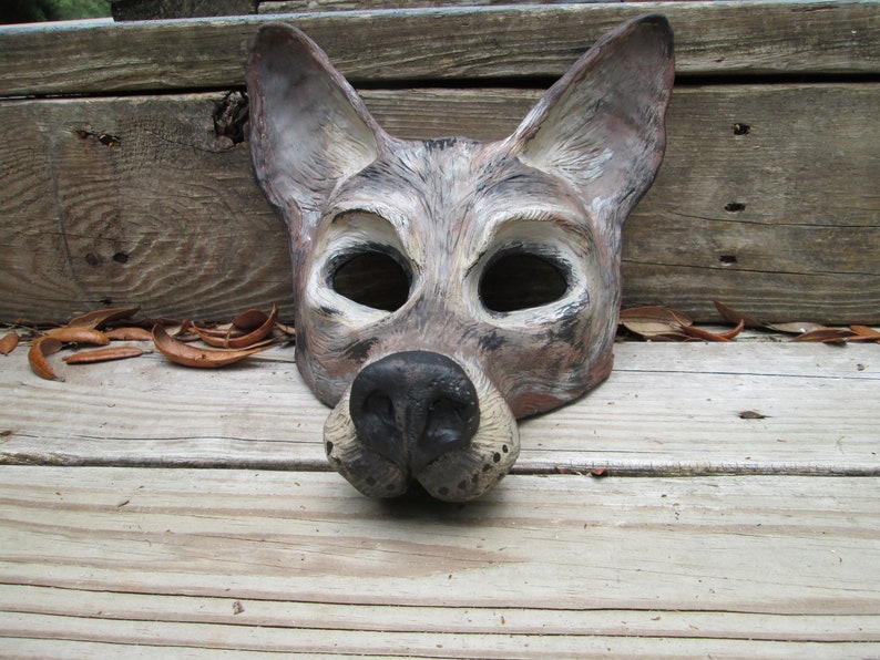 Coyote Mask Animal Costume Mask Spirit Mask Desert | Etsy