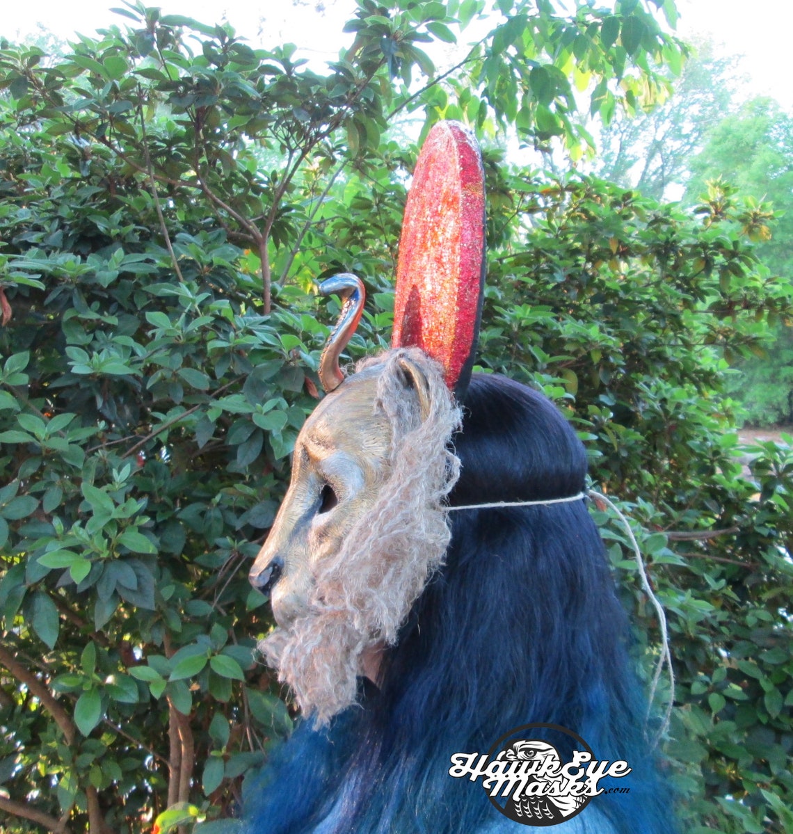 Sekhmet Lion Mask: Egyptian God Costume, Resin Masquerade Mask - Etsy