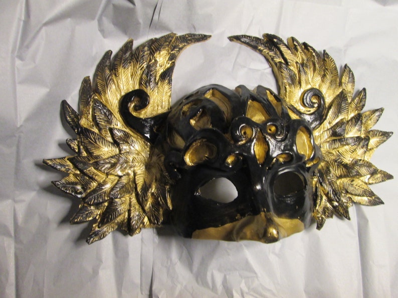 Warrior Mask Masquerade Costume Mask Winged Mask - Etsy