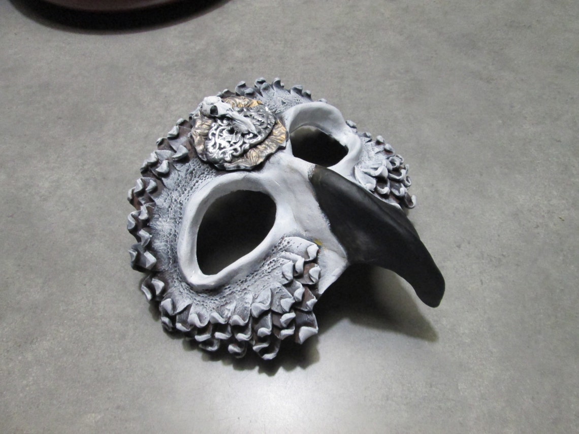 Fantasy Snow Bird Mask Masquerade Mask Costume Mask - Etsy